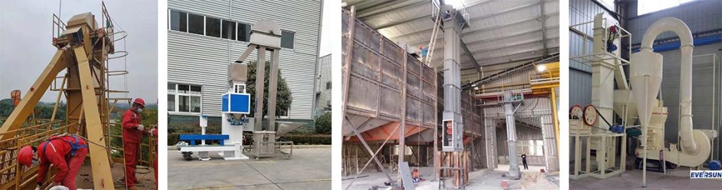 Bucket elevator is used for vertically lifting materials.